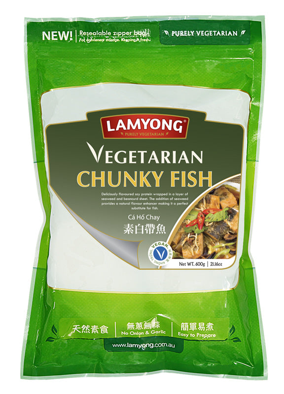 Lamyong Vegan Chunky Fish 600g & 3kg – Lamyong Vegetarian Health Food WA